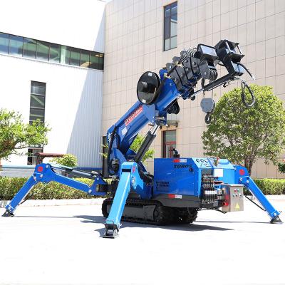 China Heavy Duty Powerful  Hydraulic Spider Crane Industrial Use Weight 8ton for sale