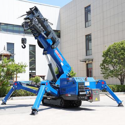 China Customizable Small Spider Crane 3t Mini Crawler Crane 16.8m Span for sale