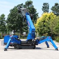 China 16m Max Lifting Height Spider Crawler Crane 360 Degree Swivel CE Certified for sale