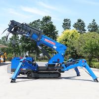 China 8000KG Heavy Duty Mobile Spider Crane 16m Max. Lifting Height for sale