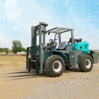 China EPA 5 Ton Rough Terrain Forklift 4wd for sale