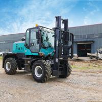 China EPA 5 Ton Rough Terrain Forklift 4wd for sale