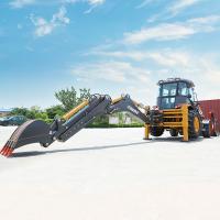 China EURO 5 Multipurpose Small Backhoe Loader Machine With Wheel Base 2200mm for sale