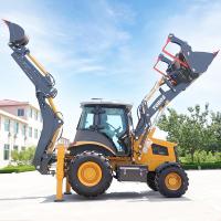 China EURO 5 Multipurpose Small Backhoe Loader Machine With Wheel Base 2200mm for sale