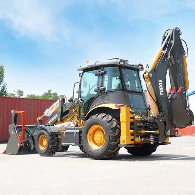 China 2500kg Wheel Loader Backhoe Big Backhoe Loader Multiple Function for sale