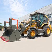 China CE Certified 85kw Backhoe Loader Machine Heavy Duty Construction Equipment for sale