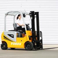 China Computerized Electric Powered Forklift With Pneumatic Tire 3-4m Turning Radius for sale