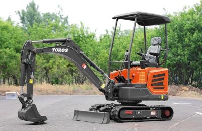China Miniature Digger 1 Ton 2 Ton Mini Construction Excavator Digging Bagger Machine for sale