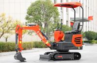 China Mini excavator 1200kg operating weight, Kubota engine for sale