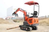 China Mini excavator 1200kg operating weight, Kubota engine for sale