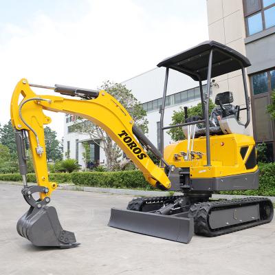 China TE-20 Mini Excavator ,  2tons Track Machine with Reinforced Bucket，Suitable for both commercial and home use for sale