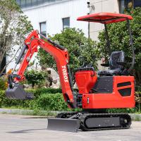 China TE-10 Mini Excavator Latest one-ton mini excavator，New mechanical structure，Thickened tracks for sale