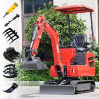 China TE-10 Mini Excavator Latest one-ton mini excavator，New mechanical structure，Thickened tracks for sale