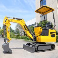 China TE-10 Mini Excavator Classic color scheme, brand-new mechanical structure, compact and flexible, fully functional, adaptable to various working environments. for sale