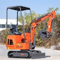 China Multifunctional Toros Mini Excavator 1 Ton Micro Digger With Koop  Engine for sale