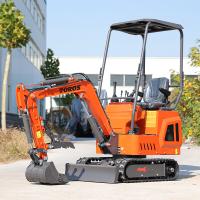 China Multifunctional Toros Mini Excavator 1 Ton Micro Digger With Koop  Engine for sale