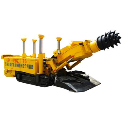 China EBZ75 roadway tunneling machine in the underground coal mine with 75KW cutting capacity for sale