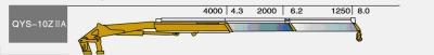 China QYS-10ZIIA truck-mounted crane for sale