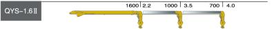 China QYS-1.6II telescopic truck-mounted crane for sale