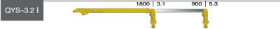 China QYS-3.2I telescopic truck-mounted crane for sale