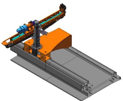 China New Developed Drilling Rig Move along the middle groove Driven by Emulsion for water and gas probing in coal mines for sale