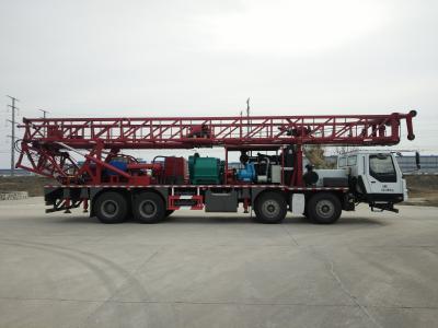 China 1000m truck-mounted drilling rig for hydrological wells, coal seam hole, grouting holes, geothermal wells for sale