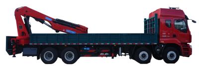 China SQ400-ZB6 knuckle-boomed truck-mounted crane lifting capacity 20 tons at 2m for sale