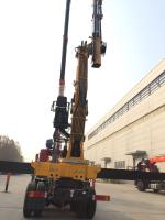 China Folded armed 20 ton loader crane with 6 sections boom 31.5m height for sale