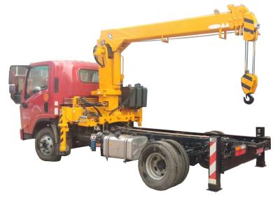 China Manufacturer directly supply 4 tons 4 sections telescopic boomed loader crane for sale