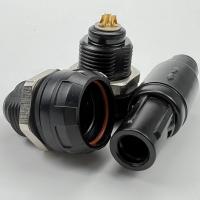 China Outdoor Mil Circular Push Pull Connectors Gold Plated Contact PPS Insulator for sale