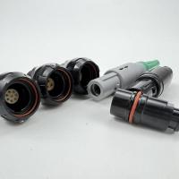 China Outdoor Mil Circular Push Pull Connectors Gold Plated Contact PPS Insulator for sale