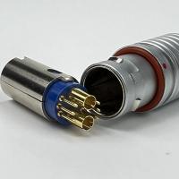 China BEXKOM Multiple Contact 1*Coaxial and 10 Signals Circular Push Pull Connectors EMC Shielding for endoscope for sale