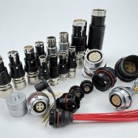 China F Series High Density IP68 Waterproof Push Pull Connector with EMC Shielding and Fischer Compatibility for sale