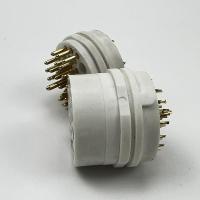 China Coaxial ip68 High Current Circular Connector 26 Signals Insulator For Endoscopy for sale