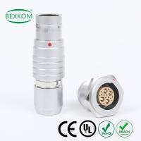 China High-End Brass Chrome-Plated Circular Connector with IP50-IP68 Waterproof Rating and 5000 Mating Cycles for sale