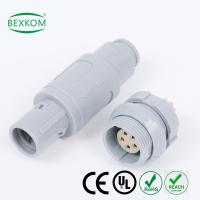 China BEXKOM P Series Medical Push Pull Connectors 2 - 32 pins size 0 1 2 3 gold plated contact IP50 - IP65 waterproof Biological compatibility connectors for sale