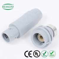 China BEXKOM P Series Medical Push Pull Connectors 2 - 32 pins size 0 1 2 3 gold plated contact IP50 - IP65 waterproof Biological compatibility connectors for sale