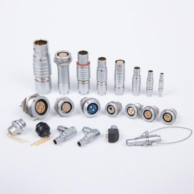 China BEXKOM B Series size 00B ~4B 2~48 pins IP50 EMC Shielding Circular Push Pull Connectors with 5000 Mating Cycles LEMO compatible for sale
