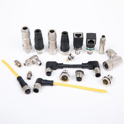 China BEXKOM Industrial used M5 M8 M9 M12 M14 M16 M23 7/8 Electrical Connector with IP67 Waterproof EMC Shielding and Screw Locking for sale