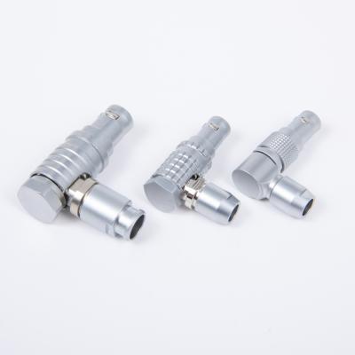 China BEXKOM B series Brass Chrome Plated Circular Connector with Gold Plated Contacts IP50 to IP68 Waterproof Push Pull Locking EMC shielding salt fog corrosion and vibration harsh environment used for sale