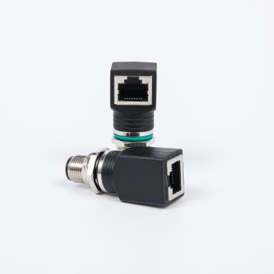 China BEXKOM M Series M12 to RJ45 converter  M12 Electrical Connectors for sale