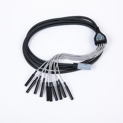 China Medical Grade TPU and Biocompatible Silicone Wire Harness Cable Assembly with Overmolded Connector for sale