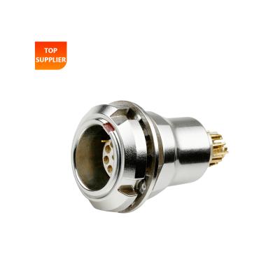 China BEXKOM ECG B Series Size 0  2-12 pins brass chrome plated shell gold plated contact PPS insulator IP50 waterproof female receptacle for sale