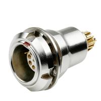 China BEXKOM ECG B Series Size 1  2-16 pins brass chrome plated shell gold plated contact PPS insulator IP50 waterproof female receptacle for sale