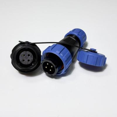 China BEXKOM SP11 Series IP68 Waterproof Circular Connector with PA66 Shell and Brass Gold Plated Pins PPS insulator very low cost and fast delivery in 1 week. for sale