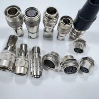 China BEXKOM  Hirose compatible HR07 HR10 LF12 series small circular brass nickel plated shell PPS insulator gold plated contacts 2-12pins low cost fast delivery connectors for Industrial cameras. for sale