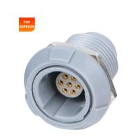 China BEXKOM 1P series 2-14 pins LEMO Redel ODU compatible circular push pull connectors with IP50  Rated and Gold Plated Brass Contacts plastic shell for Medical Devices for sale