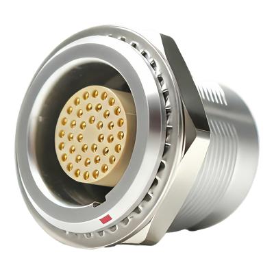China BEXKOM EGG B Series Size 3  2-32 pins  brass chrome plated shell gold plated contact PPS insulator IP50 waterproof Female receptacle for sale