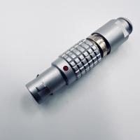 China BEXKOM push pull self-lcoking FGG B Series Size 0  2-12 pins brass chrome plated shell gold plated contact PPS/PEEK insulator IP50 waterproof male plug for sale