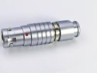 China BEXKOM push pull self-lcoking FGG B Series Size 2  2-32 pins brass chrome plated shell gold plated contact PPS/PEEK insulator IP50 waterproof male plug for sale